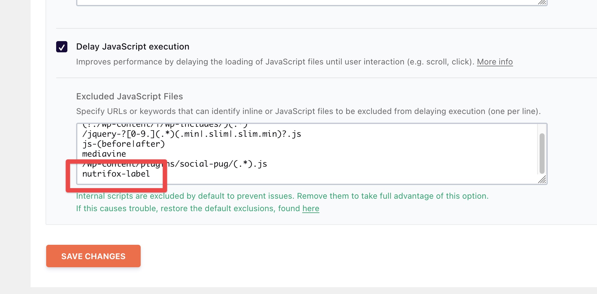 How to Remove the Scroll Bar on Your Nutrifox Label - Nutrifox
